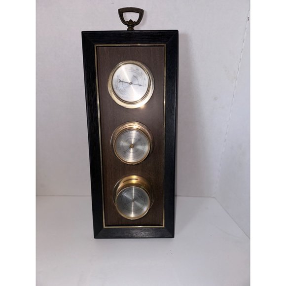 Source Unknown | Accents | Vintage Wall Weather Station Barometer ...